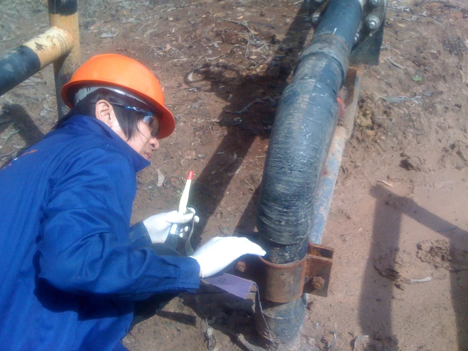 Checking Surface Profile before Composite Repair of Pipeline ...